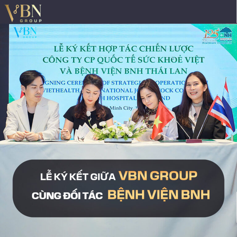 LỄ KÝ KẾT GIỮA VBN GROUP CÙNG ĐỐI TÁC BỆNH VIỆN BNH