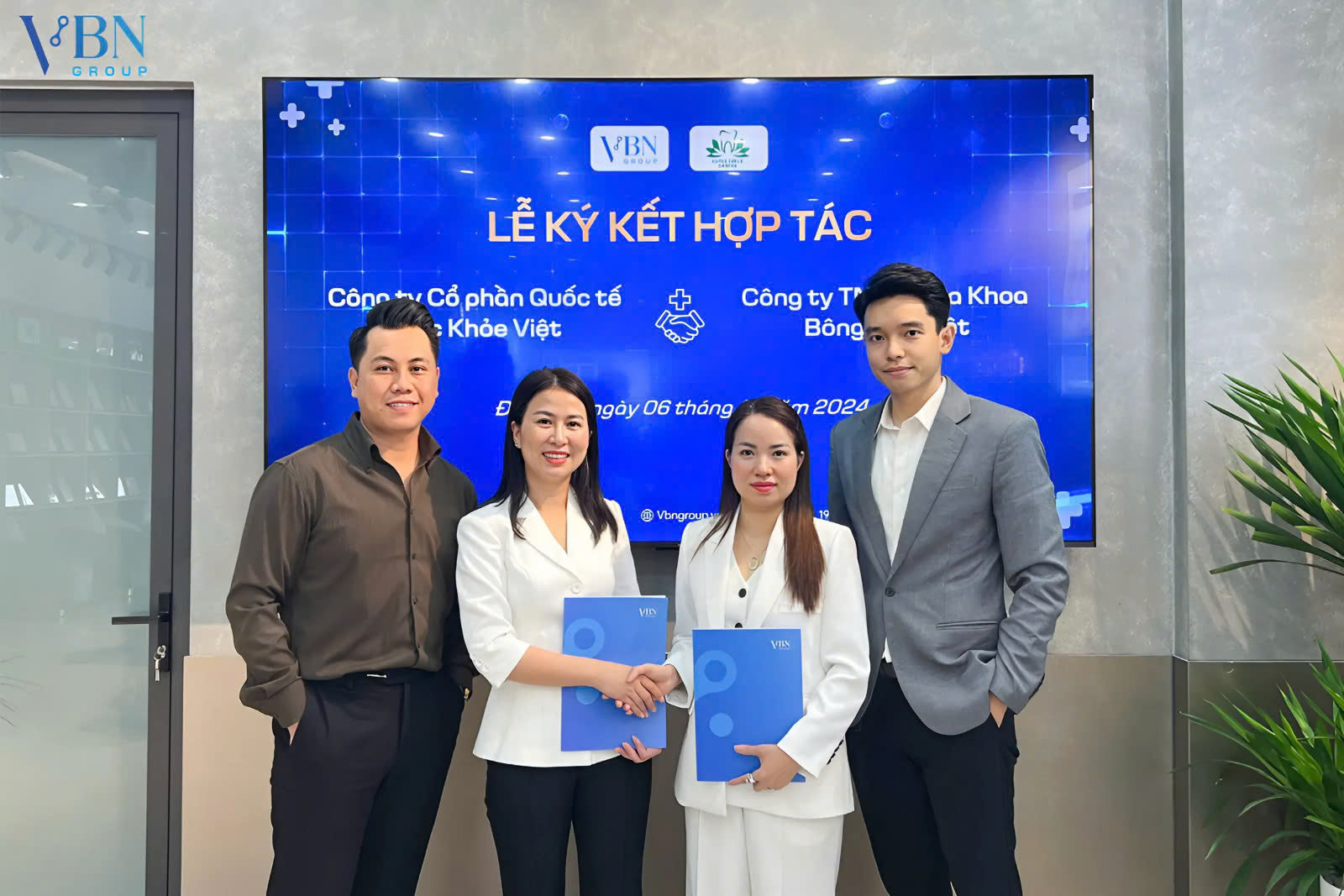 VBN Group ký kết hợp tác chiến lược với Công ty Nha Khoa Bông Sen Việt