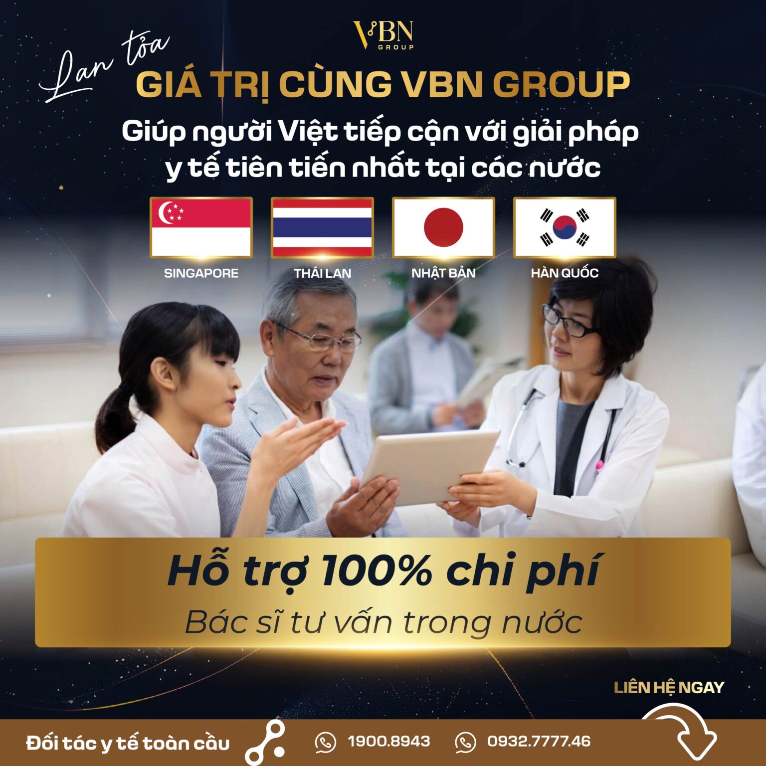 TƯ VẤN CHỌN BÁC SĨ HÀNG ĐẦU VÀ BỆNH VIỆN PHÙ HỢP CÙNG VBN GROUP